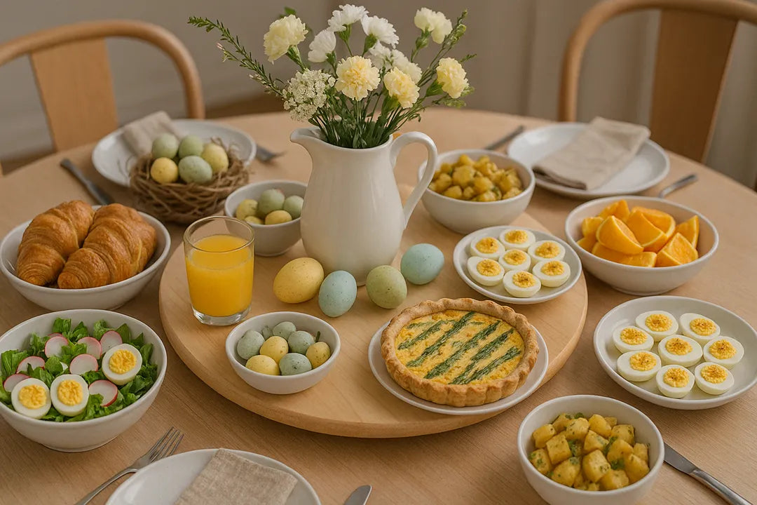 Easter Brunch Set-Up Made Easy: Recipes, Decor, & Tips – The lazy susan ...